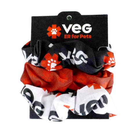 3 Piece Scrunchie Set Veterinary Emergency Group Store