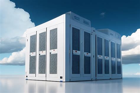 Premium Photo Modern Datacenter Cloud Computing 3d Rendering