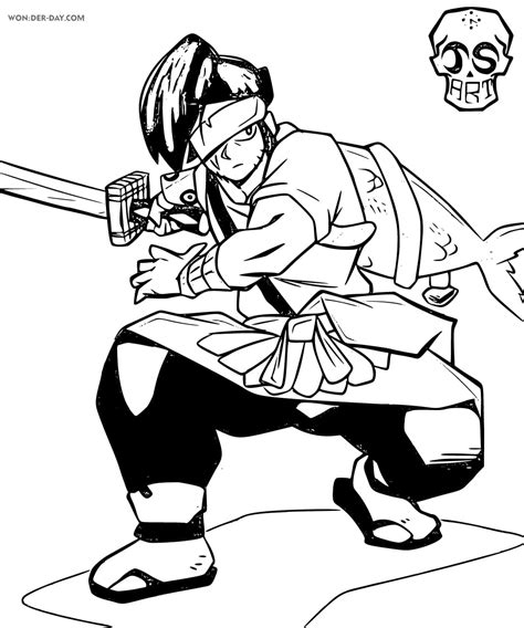 Disegni Di Kenji Brawl Stars Da Colorare Wonder Day