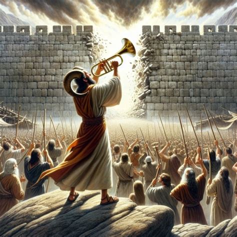 What Does Joshua 6 5 Mean Bible Art