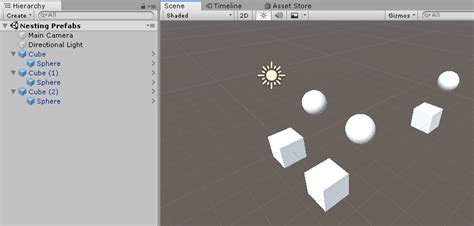 Introduction To Nested Prefabs Unity Learn