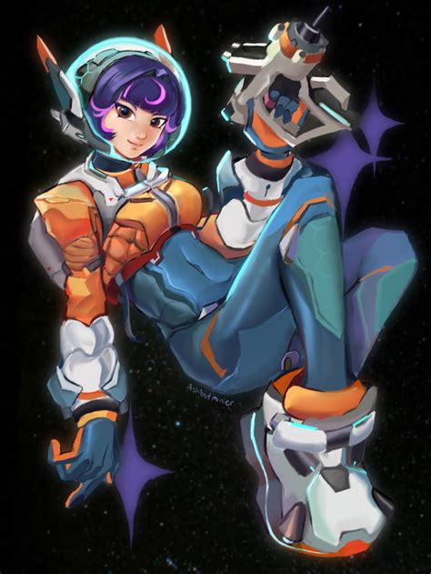 Safebooru 1girl Ashbutminier Blue Pants Blue Suit Gloves Gun Helmet