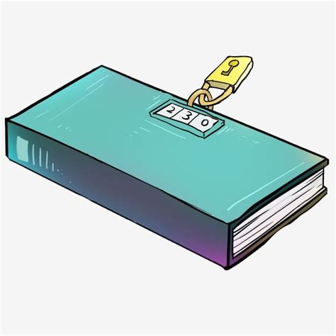 Book Illustrator Clipart Hd Png Cartoon Password Book Illustration