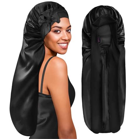 Bonnet Queen Braid Bonnet Silk Bonnet Foldable Extra Long Bonnet For