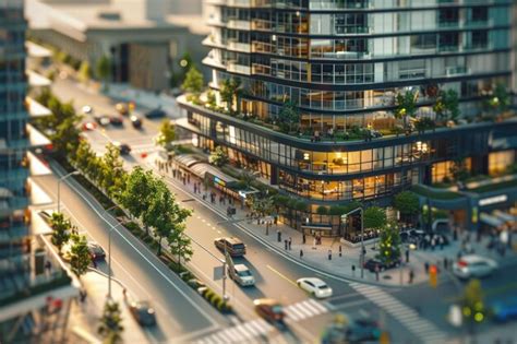 Premium Photo Modern Mixed Use Building With Transit Oriented Development