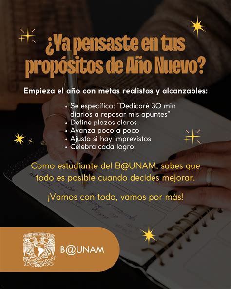 Bachillerato 🎯 ¿ya Pensaste En Tus Propósitos De Año Nuevo 🎯 El