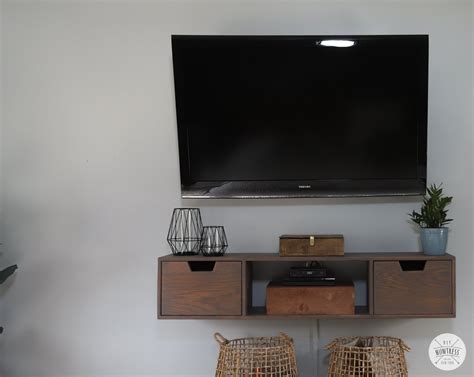 Diy Floating Tv Stand Entertainment Unit 3 Diy Huntress