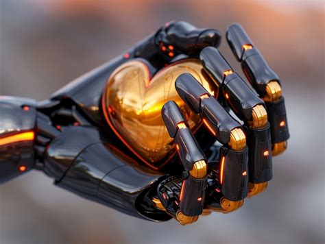 로 인간 심장 미래의 표현 Ai 생성 이미지