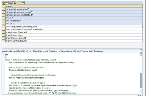 use of return as xml feature and dom parser in gra sap community