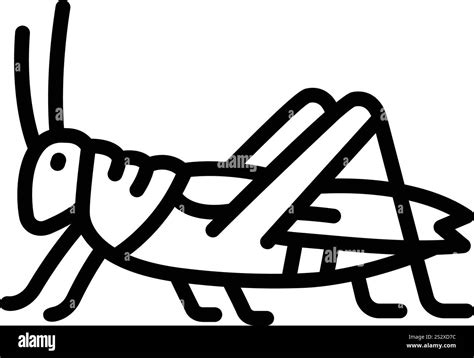 Icon For Grasshopper Insects Stock Vector Image And Art Alamy