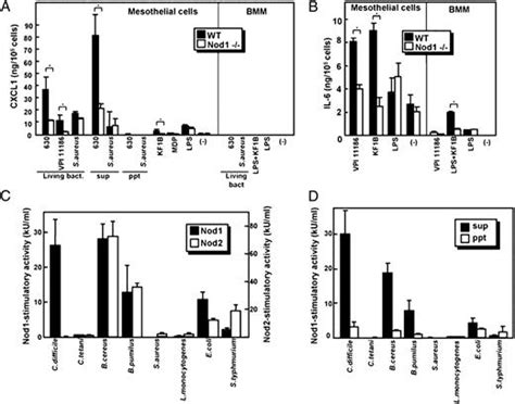 Nucleotide Binding Oligomerization Domain 1 Mediates Recognition Of Clostridium Difficile And