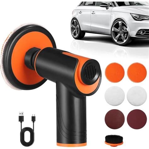 Mini Polisseuse Sans Fil Polisseuse Voiture Portable Rechargeable