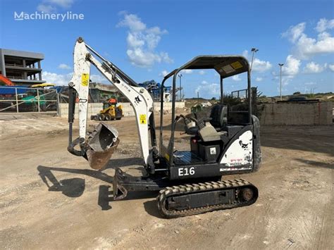 Bobcat E16 Mini Excavator For Sale Israel Emek Hefer Industries Park PN36099