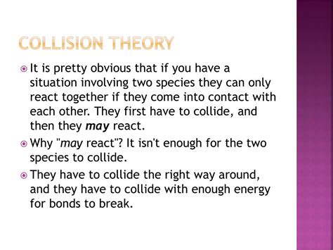 Ppt Collision Theory Powerpoint Presentation Free Download Id1730674