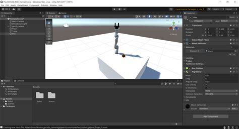 Pick And Place Workflow In Unity 3d Using Ros