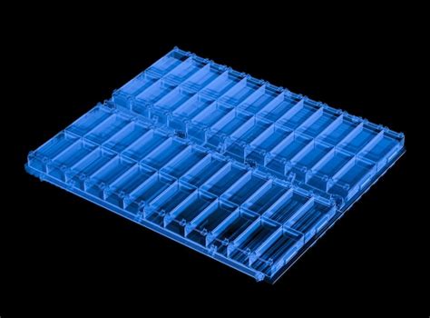 Xray 전기 자동차 배터리 또는 배터리 셀 모듈 팩 프리미엄 사진