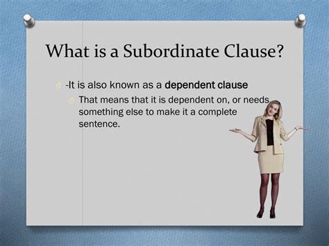 Ppt The Subordinate Clause Powerpoint Presentation Free Download Id 2511864