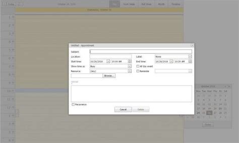 show alert or run javascript function after showing the appointment