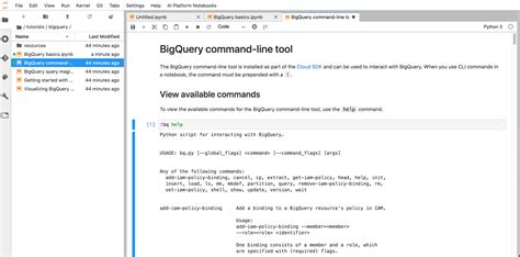 Ai Platform Notebooks を使って、さくっとノートブック環境を立ち上げて Bigquery にアクセスしてみた