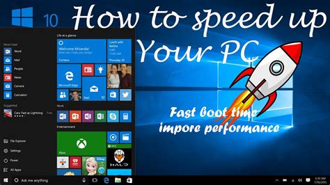 How To Speed Up Your Windows 10 Make Your Pc Fast How To Improve