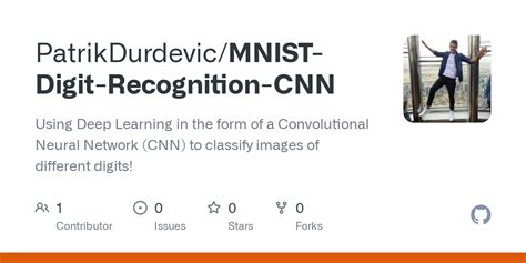 Github Patrikdurdevicmnist Digit Recognition Cnn Using Deep