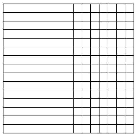 Premium Vector Table Chart Check List Table Tamplate