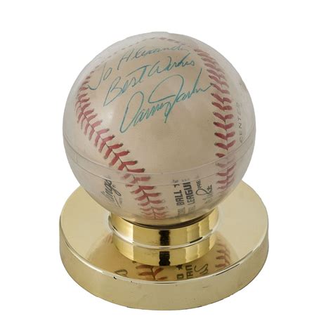 Pelota De BÉisbol Autografiada Por Marge Schott Rawlings Official