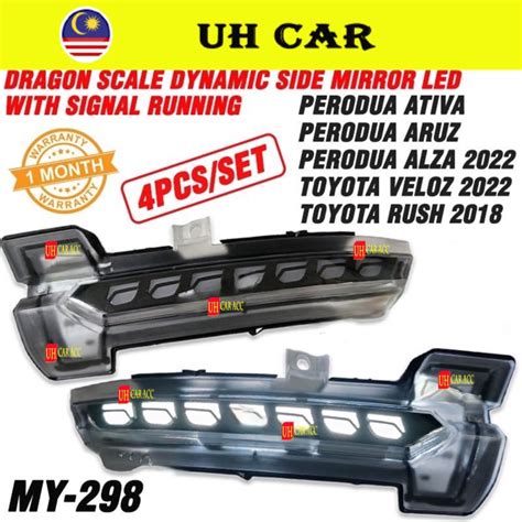 dragon scale perodua ativa alza aruz toyota raize veloz rush side