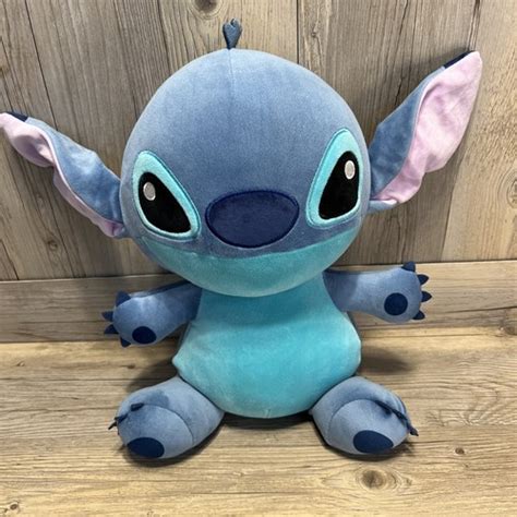 Disney Lilo And Stitchs 14” Weighted Microfiber Stitch Comfort Plush