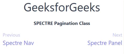 Pagination Du Spectre Stacklima