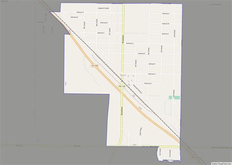 Map Of Hart City Texas Thong Thai Real