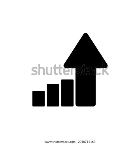 Growth Graph Vector Icon Stock Vector Royalty Free 2040712163