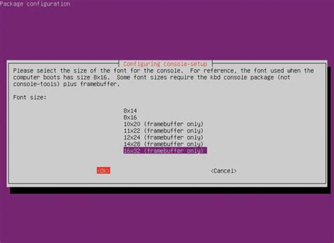 How To Change Linux Console Font Type And Size OSTechNix