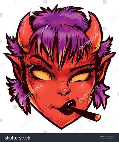 Devil Girl Face Drawings Devil Girl Face Drawings