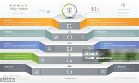 아이콘 프로세스 다이어그램 벡터 Eps10 일러스트와 인포 그래픽 디자인 서식 파일 개념에 대한 스톡 벡터 아트 및 기타 이미지 개념 그래프 금융 Istock