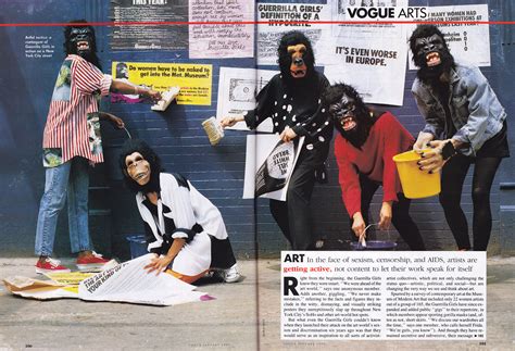 Naked Through The Ages Guerrilla Girls