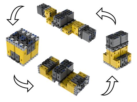 Lego Moc Infinity Folded Cubes By Jemunoz0 Rebrickable Build With Lego