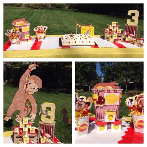 Curious George Birthday Party Ideas Photo 1 Of 7 Catch My Party