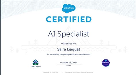 Saira Liaquat On Linkedin Salesforceai Ai Innovation Certified Publicissapient 29 Comments