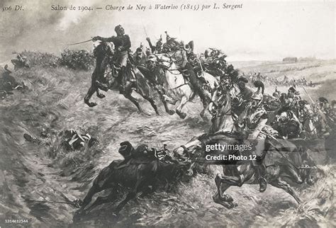 Charge Lead By Marshal Ney 18th June 1815 Paris Fondation Napoleon