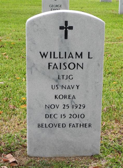 Ltjg William Leigh Faison 1929 2010 Find A Grave Memorial