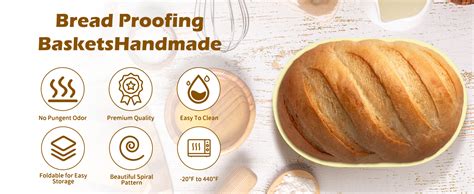 Silicone Banneton Sourdough Bread Baskets Set Of 6 65