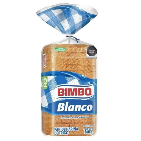 Pan Blanco Bimbo Chico 360 G Walmart En Línea