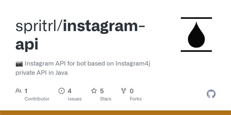 github spritrl instagram api 📷 instagram api for bot based on