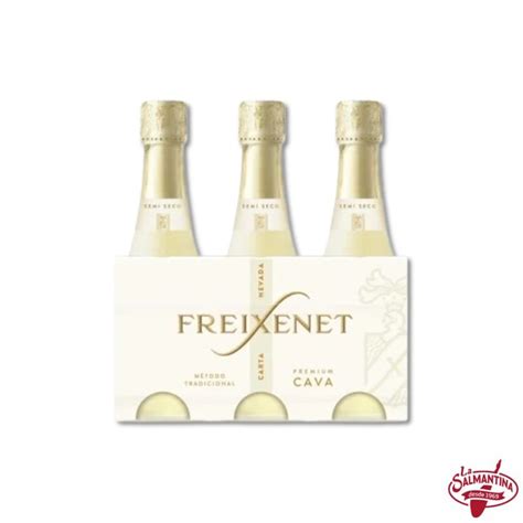 Cava Mini Carta Nevada Semi Seco Freixenet 3x20 Cl La Salmantina