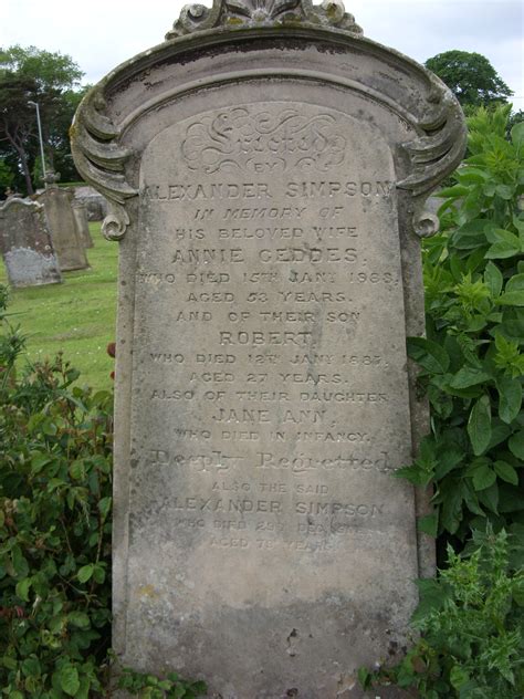 Kinneddar Cemetery Lossiemouth