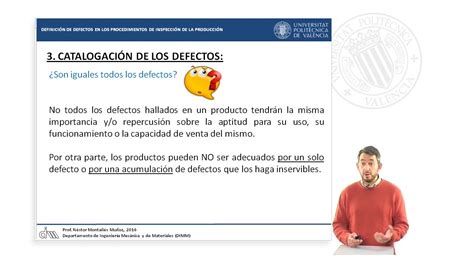 DefiniciÓn De Defectos En Los Procedimientos De InspecciÓn De La