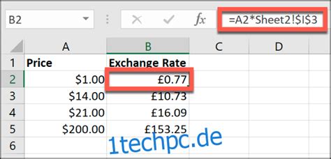 so konvertieren sie eine währung in microsoft excel 1techpc de