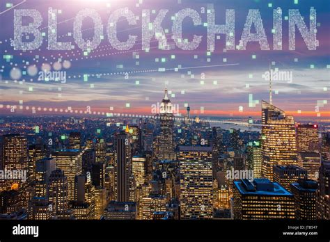 Blockchain Concept In Database Management Stock Photo Alamy