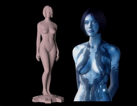 Cortana Halo 4 Body Model